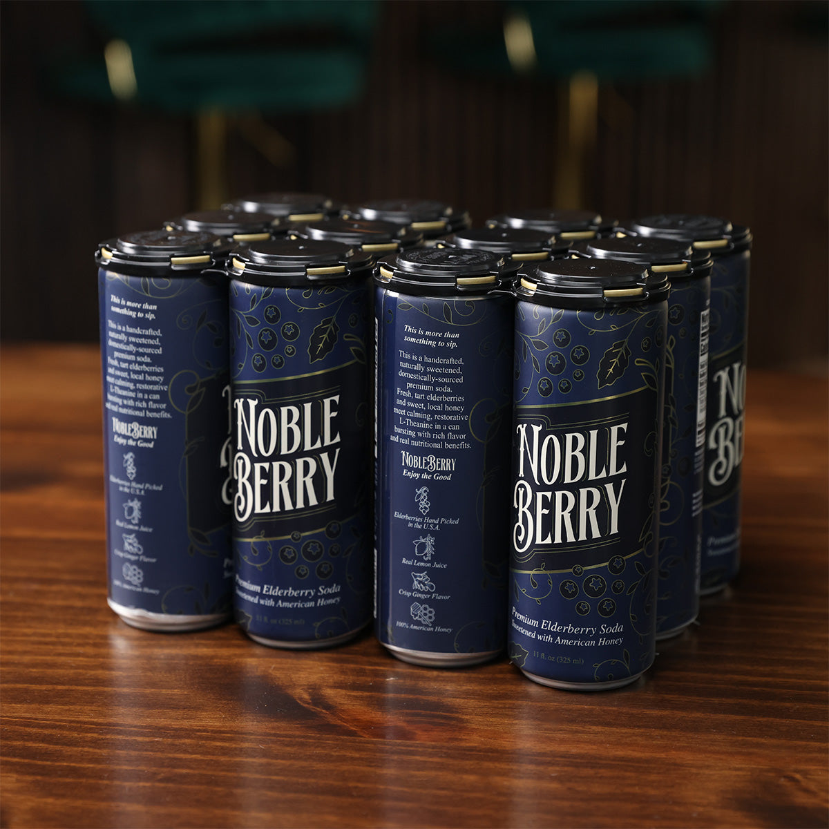 Nobleberry Premium Elderberry Soda